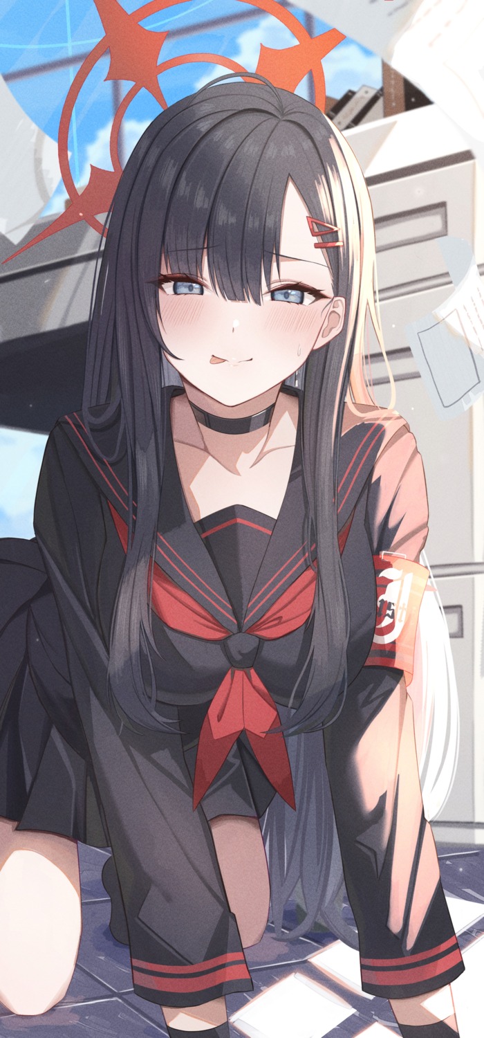 hanma amnah blue archive nakamasa ichika halo seifuku | #1166645 | yande.re